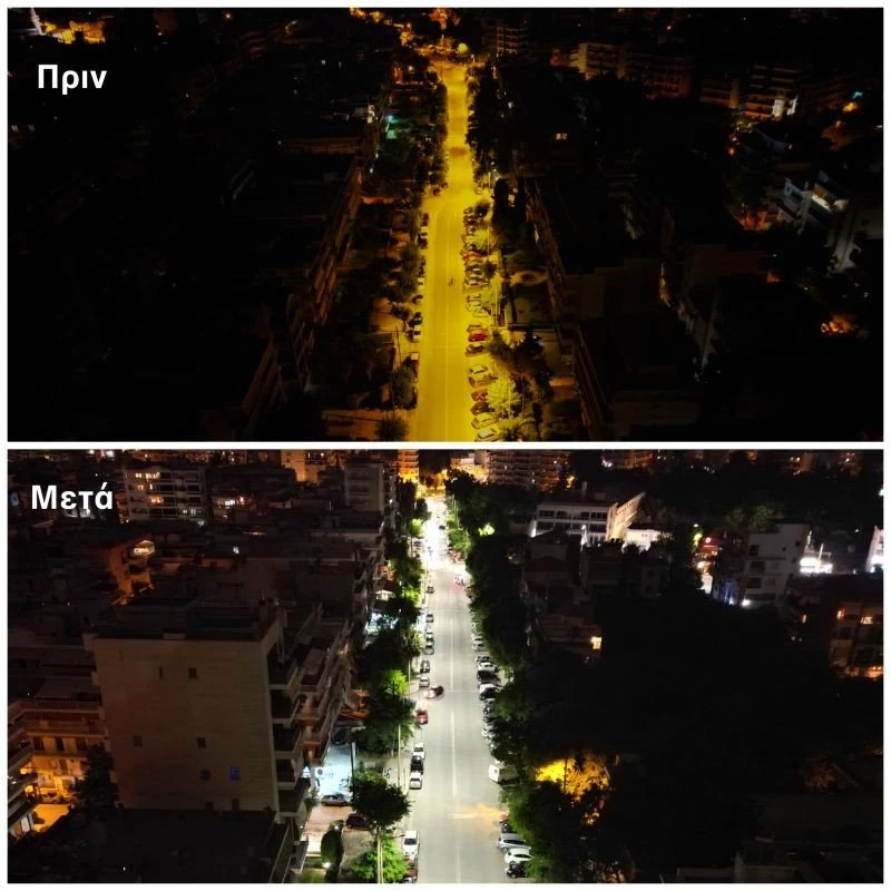 Περισσότερο φως με νέα φώτα led στους δρόμους της Θεσσαλονίκης (βίντεο ...