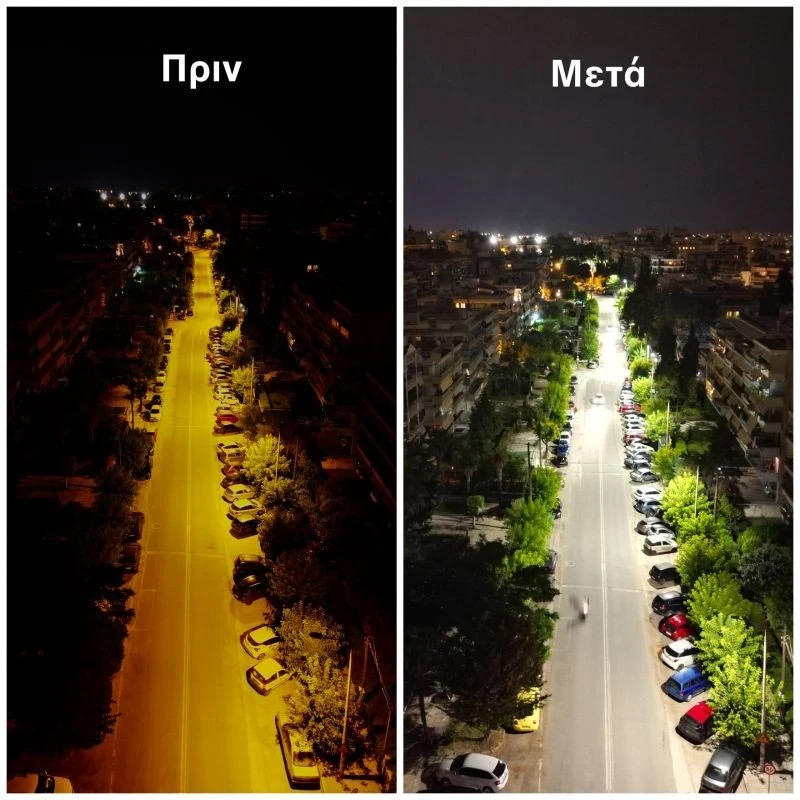 Περισσότερο φως με νέα φώτα led στους δρόμους της Θεσσαλονίκης (βίντεο ...