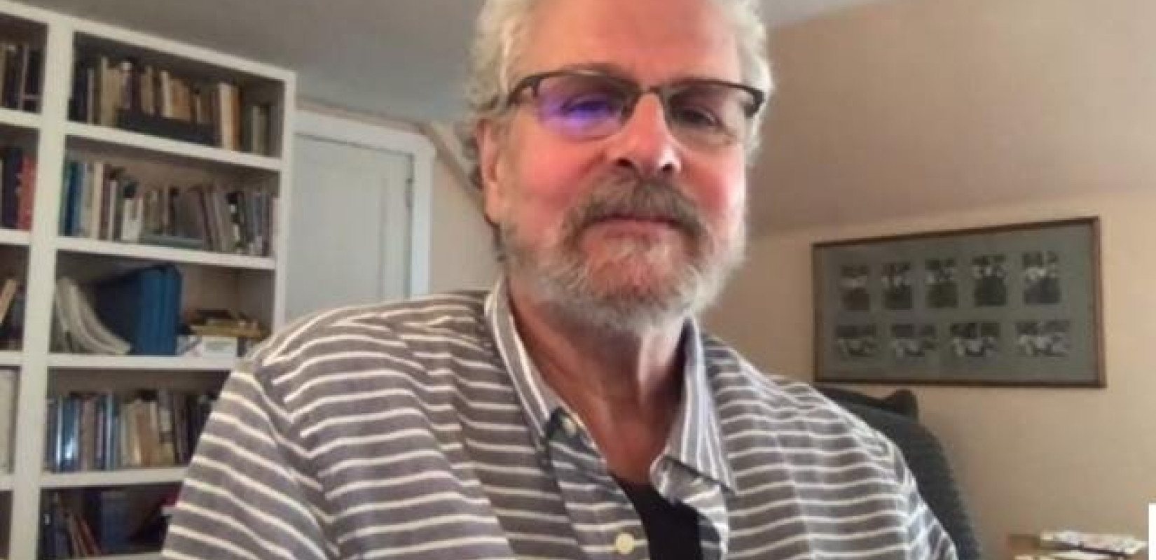 Η συνέντευξη του R.Frank έγινε μέσα από την πλατφόρμα ZOOM, με τον ίδιο ...